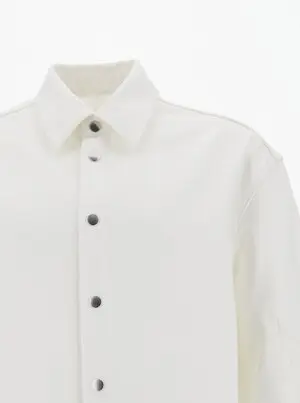JIL SANDER Long-sleeved Buttoned Denim Shirt