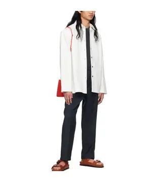 JIL SANDER Long-sleeved Buttoned Denim Shirt