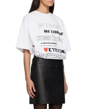 We11Done Logo-print Cotton T-shirt
