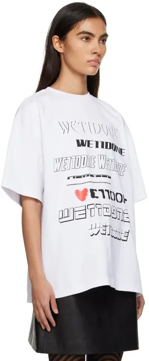 We11Done Logo-print Cotton T-shirt