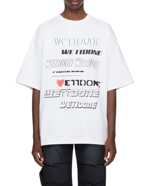 We11Done Logo-print Cotton T-shirt