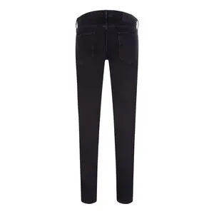 Emporio Armani Low-rise Slim-cut Straight-leg Jeans - Black