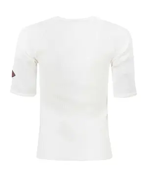 Bottega Veneta Ribbed T-shirt With Embroidered Logo