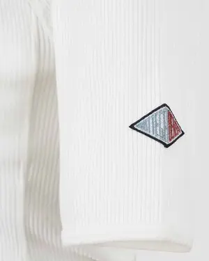 Bottega Veneta Ribbed T-shirt With Embroidered Logo