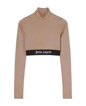 Palm Angels Long Sleeve Performance Tops For Women