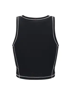 Moncler Logo Embroidered Tank Top