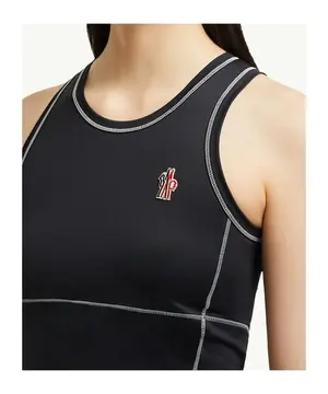 Moncler Logo Embroidered Tank Top