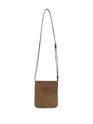TOM FORD Logo Plaque Shoulder Bag - Brown