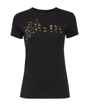 Philipp Plein Embellished Logo T-shirt