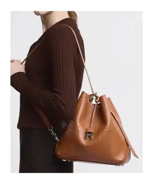 Hogan Small Hobo Bag - Brown