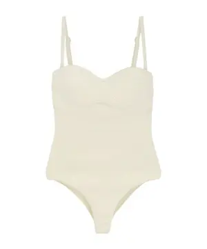 Bottega Veneta Sweetheart Neckline One-piece Swimsuit - Nude