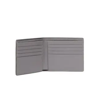 Fendi Diagonal Bi-fold Wallet - Grey