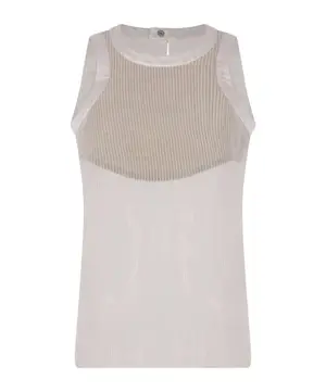 Sacai Ribbed Camis Tanks For Women