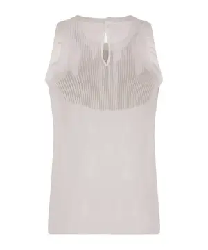 Sacai Sleeveless Ribbed Top