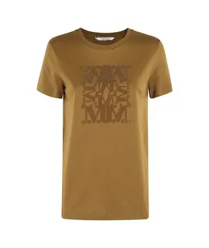 Max Mara Logo Embroidered Crewneck T-shirt