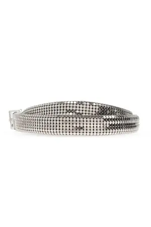 Versace Logo Engraved Buckle Belt