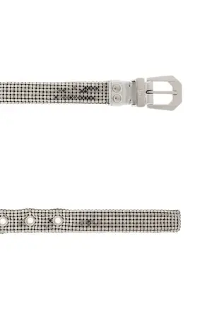 Versace Logo Engraved Buckle Belt