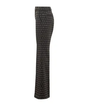 Michael Kors Crystal Embellished Boot-cut Trousers