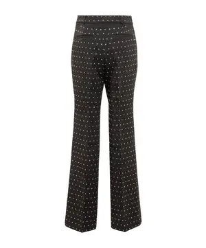Michael Kors Crystal Embellished Boot-cut Trousers