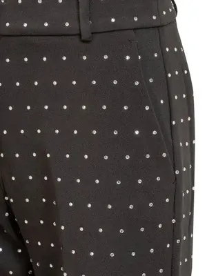 Michael Kors Crystal Embellished Boot-cut Trousers