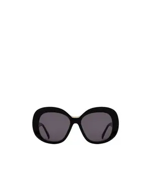 Max Mara Butterfly Frame Sunglasses - Bright Black