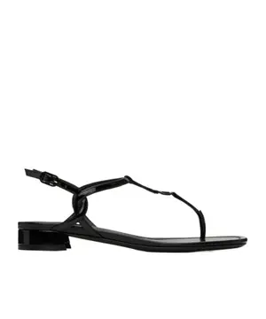 Valentino Garavani Vlogo Plaque Thong Sandals