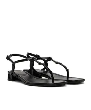 Valentino Garavani Vlogo Plaque Thong Sandals