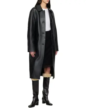 TOTEME Downtown Knee-high Shearling-trim Boots