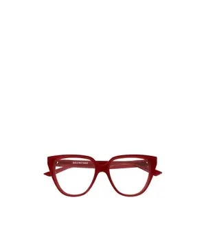 Balenciaga Cat Eye Eyeglasses - Red