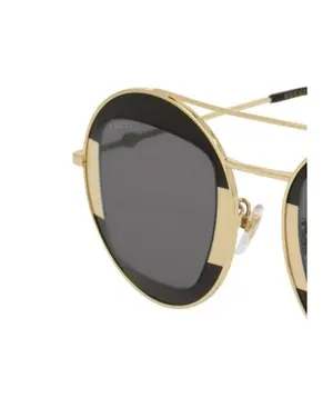 Gucci Round Metal Sunglasses