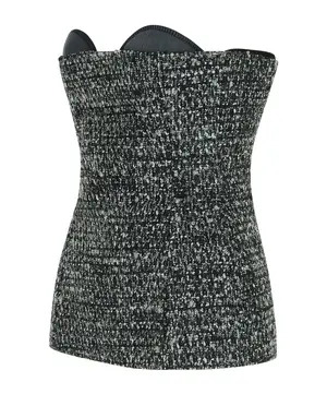 DIESEL® Tweed Sweetheart Bandeau Top