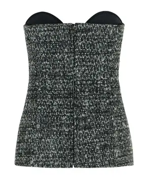 DIESEL® Tweed Sweetheart Bandeau Top
