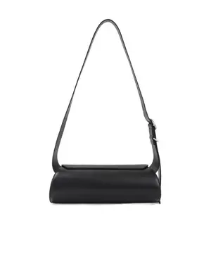 JIL SANDER Curved Flap Shoulder Bag