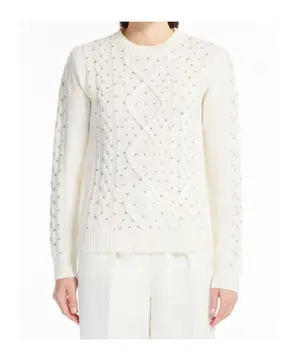 Max Mara Embellished Crewneck Jumper