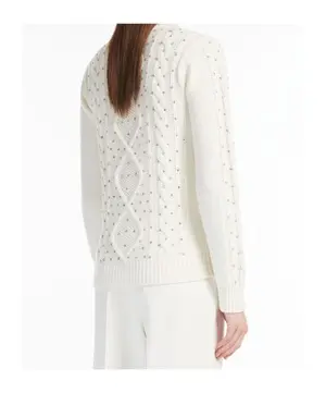 Max Mara Embellished Crewneck Jumper