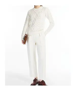 Max Mara Embellished Crewneck Jumper