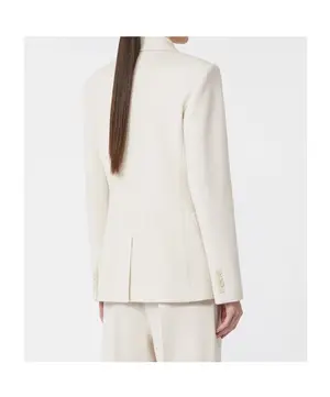 Max Mara Utilita Single-breasted Blazer - Ivory White