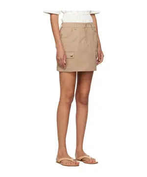 Staud Belt-loop Skirt