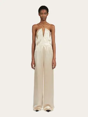 FERRAGAMO Wide Leg Trousers - Nude