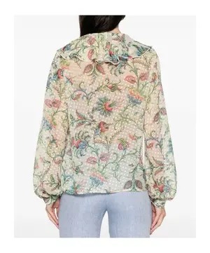 Etro Long Sleeve Floral Print Shirt
