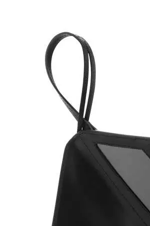 Prada Triangle Logo Luggage Tag