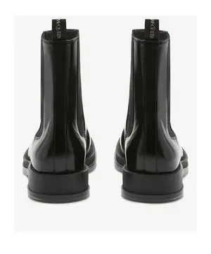 Alexander McQueen Round Toe Ankle Boots