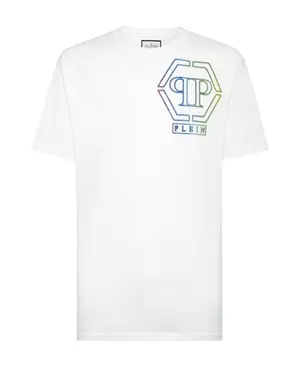 Philipp Plein Logo Embellished Crewneck T-shirt