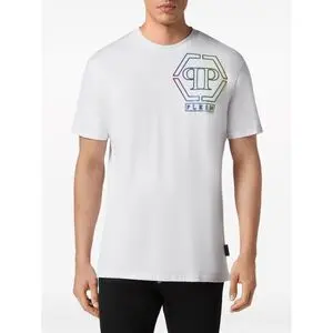 Philipp Plein Logo Embellished Crewneck T-shirt