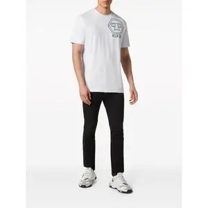 Philipp Plein Logo Embellished Crewneck T-shirt