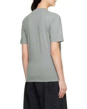 MAISON MARGIELA Short-sleeved Crewneck T-shirt - Gray