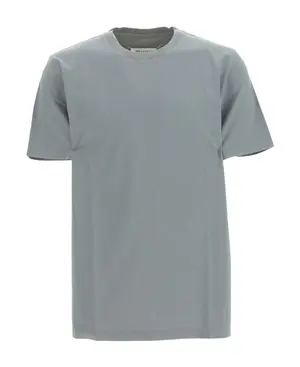 MAISON MARGIELA Short-sleeved Crewneck T-shirt - Gray