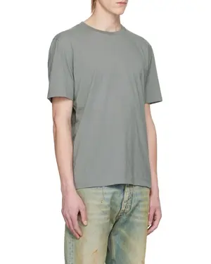 MAISON MARGIELA Short-sleeved Crewneck T-shirt - Gray