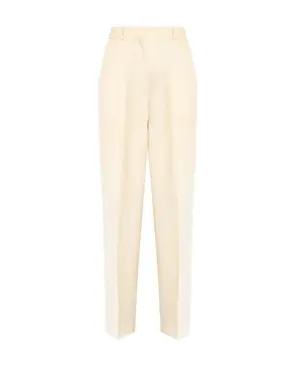 TOTEME Double-pleated Tapered Trousers - Nude