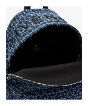 Givenchy U Monogram Denim Backpack - Black